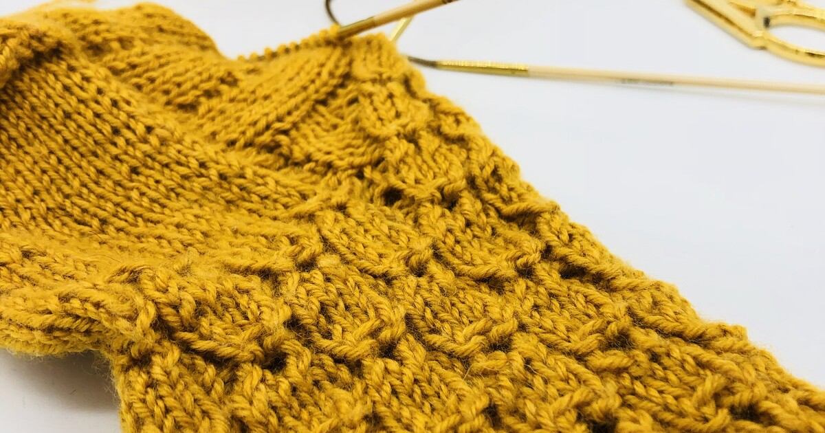 Strickmuster: Ajour-Lochmuster • Handarbeitslexikon